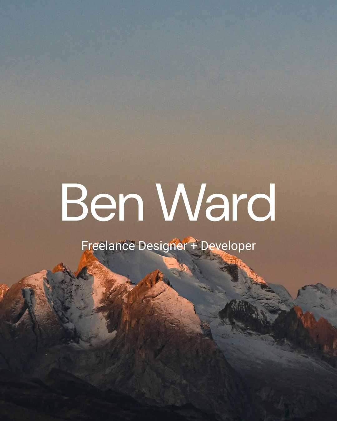 Ben Ward | Web Development